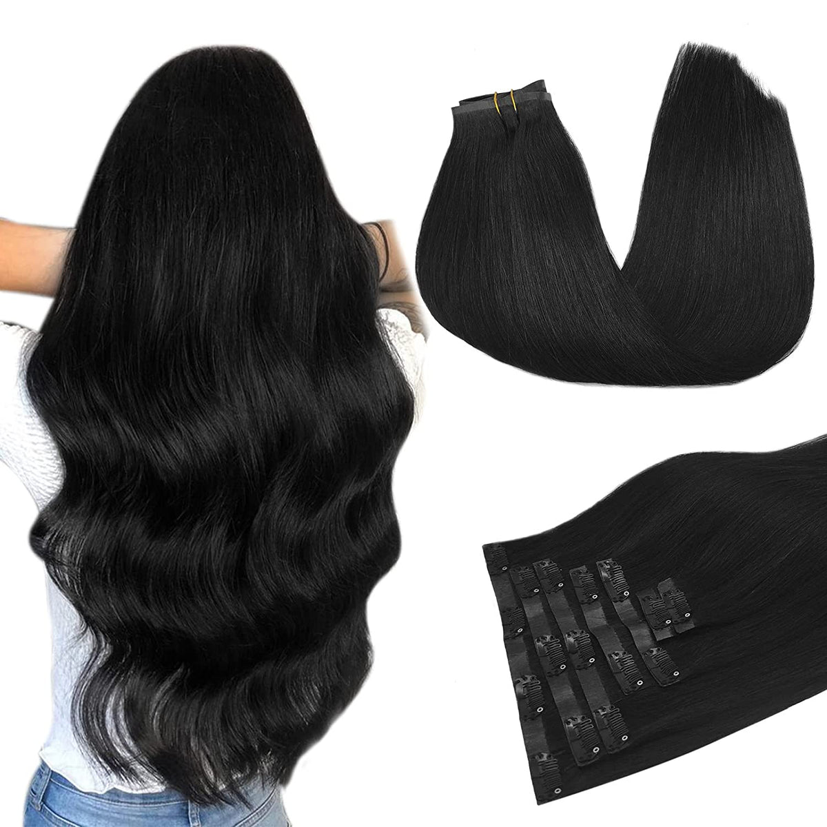 Invisible Clip Ins – Mulberry Hair Extensions | #1 Rated 100% Human ...